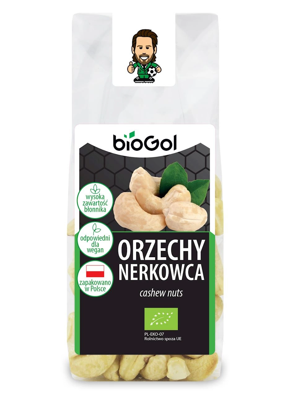 Orzechy nerkowca bio 100 g Biogol - Najniższa cena | BIOGOL - sklep internetowy